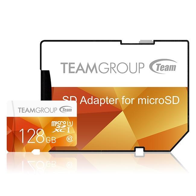 TEAMGROUP Team Group memory card Micro SDXC 128GB UHS-I +Adapter ...