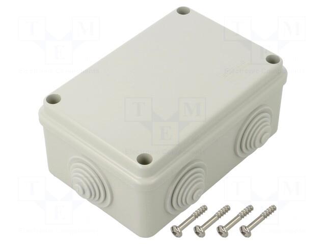 SCAME Enclosure: junction box | X: 88mm | Y: 128mm | Z: 58mm | wall ...