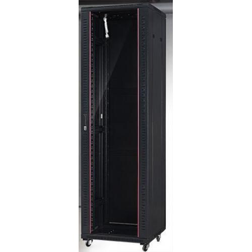 Netrack standing server cabinet 32U/600x600mm (glass door)-grey FULLY ...