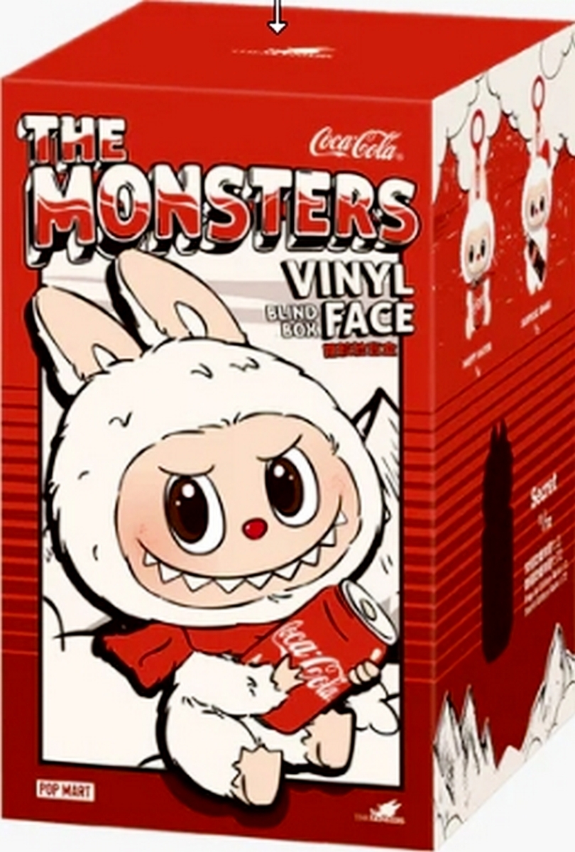 POP MART Labubu THE MONSTERS Coca-Cola Series Vinyl Face Plush ...