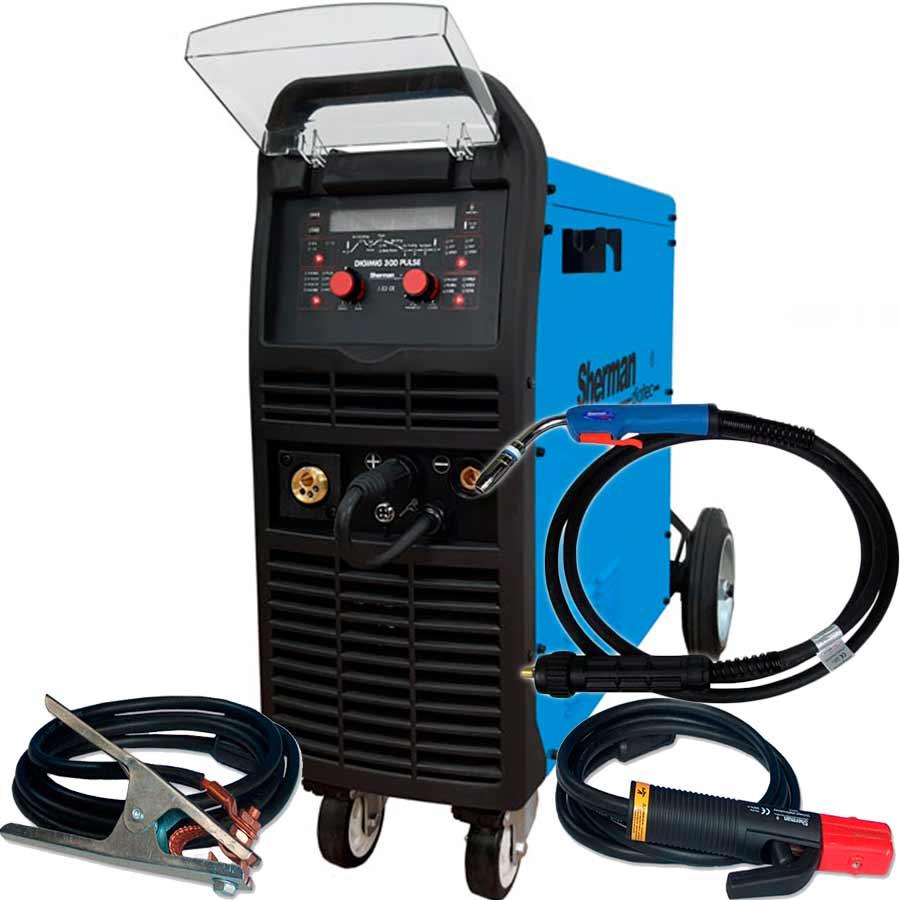 Sherman DIGIMIG 300 PULSE welding semi-automatic inverter (Lift TIG DC ...