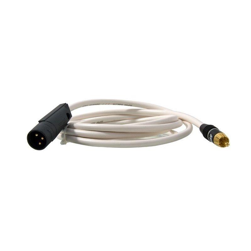 SUPRA Jenving Technology AB XLR-RCA kaabel pistikutega, valge, 2 m ...