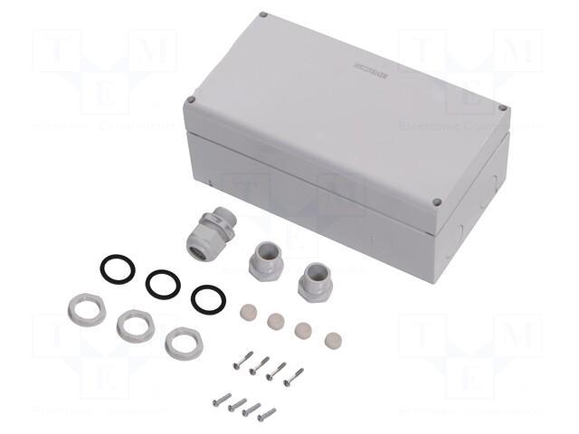 SCAME Enclosure: junction box | X: 150mm | Y: 272mm | Z: 105mm | IP66 ...