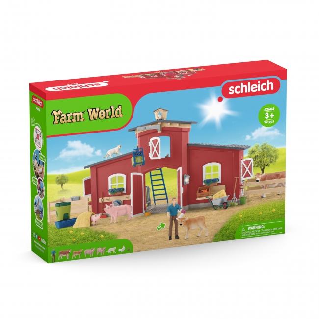 Schleich FARM WORLD Suur farm koos loomade ja tarvikutega ...