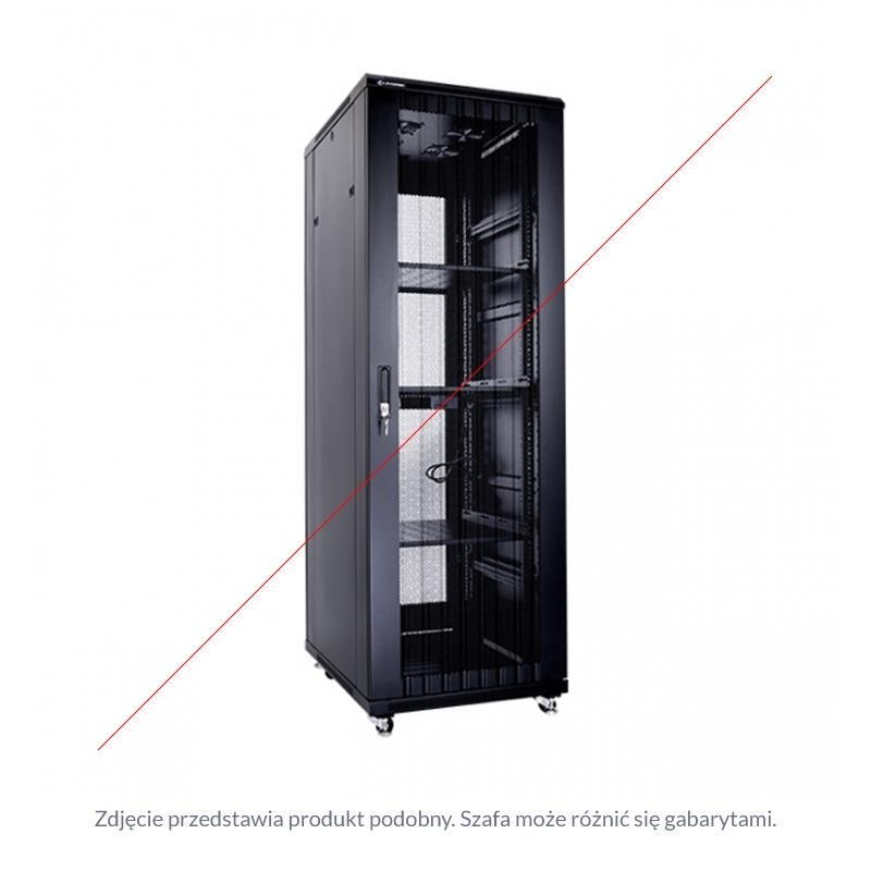 Linkbasic rack cabinet 19" 47U 800x1200mm must (perforated steel front ...