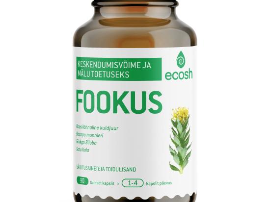 ECOSH Fookus keskendumisvõime ja mälu toetuseks N90 | Hinnavaatlus ...