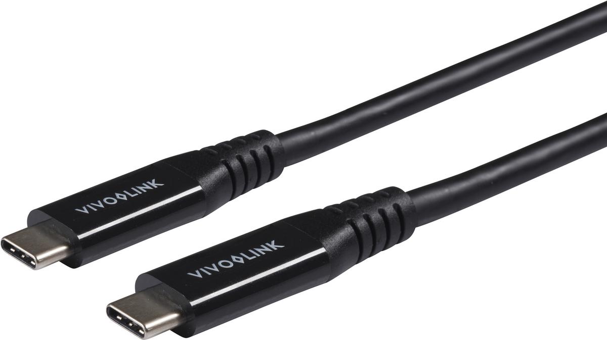 VivoLink USB-C - C Cable 1.5m Black, For meeting HUB VLHUB121-MME ...
