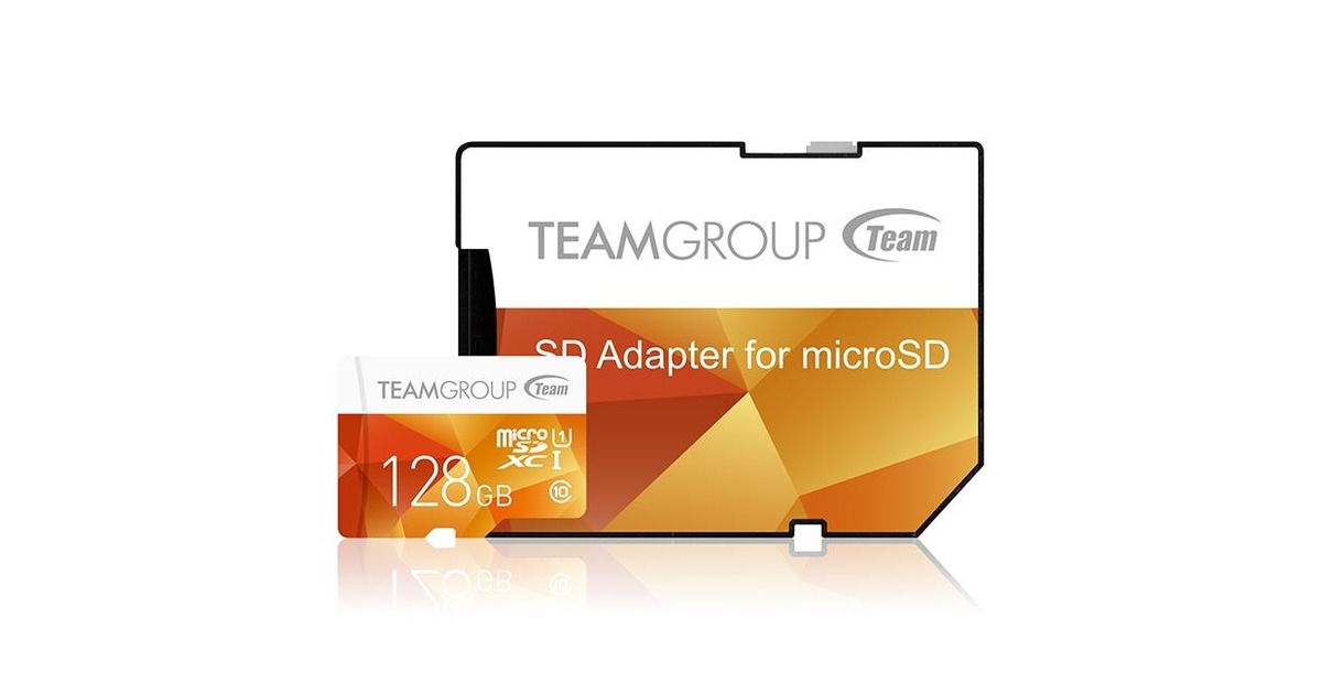 TEAMGROUP Team Group memory card Micro SDXC 128GB UHS-I +Adapter ...