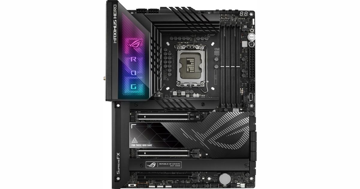 Asus Socket 1700 ROG MAXIMUS Z790 HERO | Hinnavaatlus - Tehnikakaupade ...