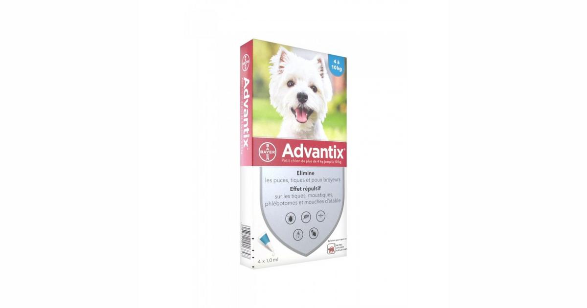 ADVANTIX rakenduslahendus kirbude ja puugi koertele 40–60 kg, 1 pc ...