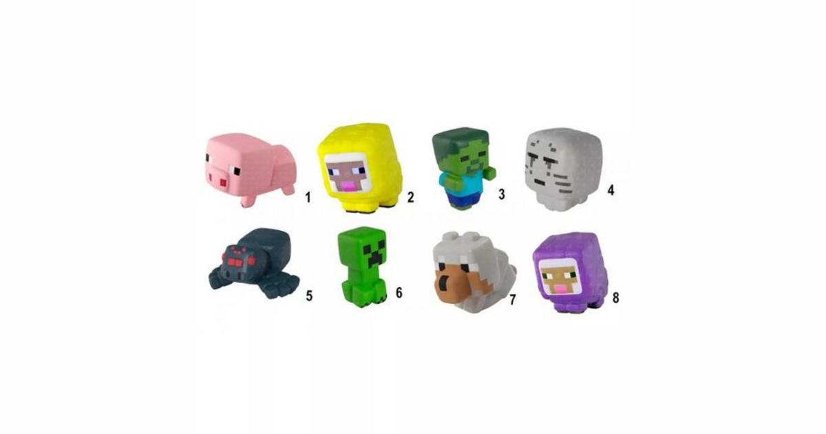 Mojang Minecraft - Squishme Anti-Stress Figures Assortment, 6cm (1 unit ...