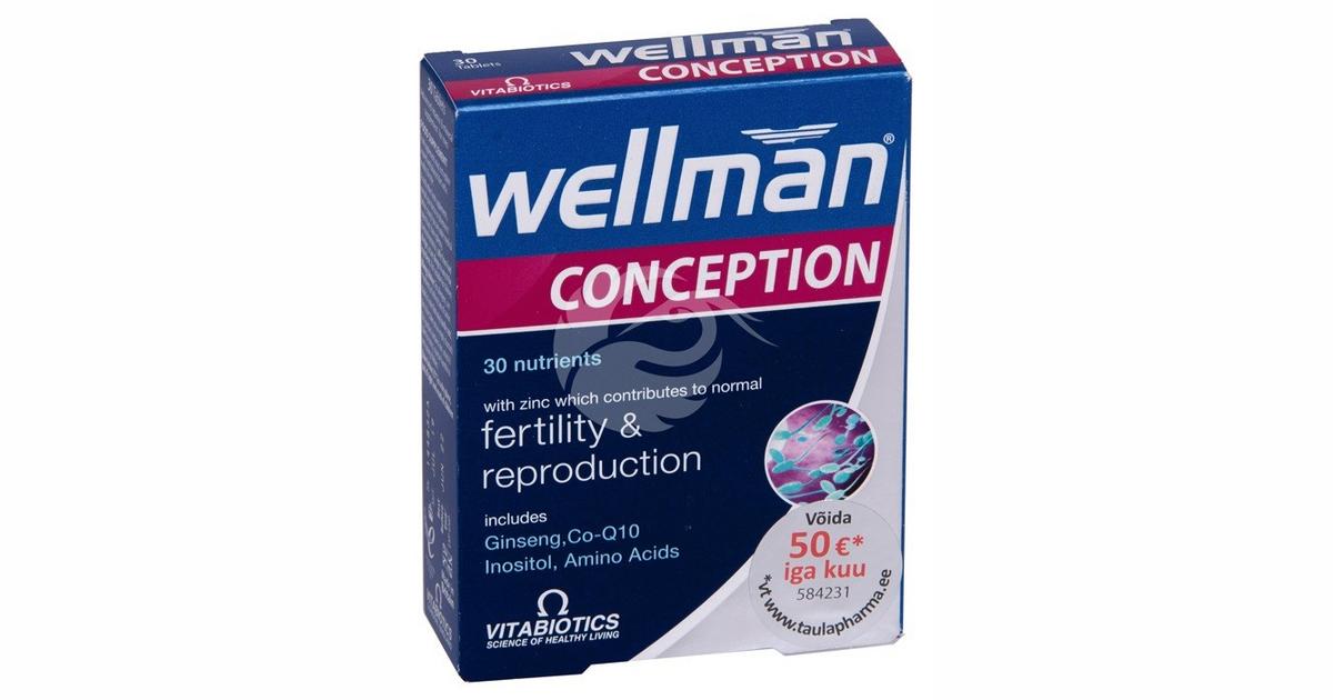 VITABIOTICS WELLMAN CONCEPTION TBL N30 | Hinnavaatlus - hinnavõrdlus ...