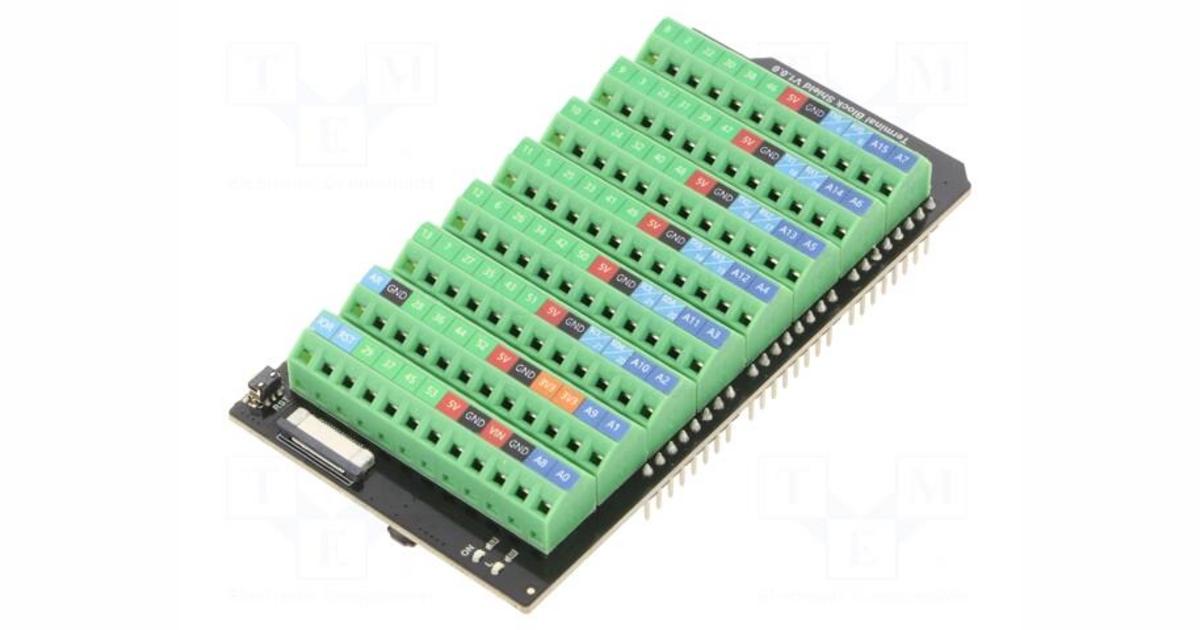 DFROBOT Connectors | 7÷24VDC | Arduino Mega | 101.5x53.3mm | 26AWG÷ ...