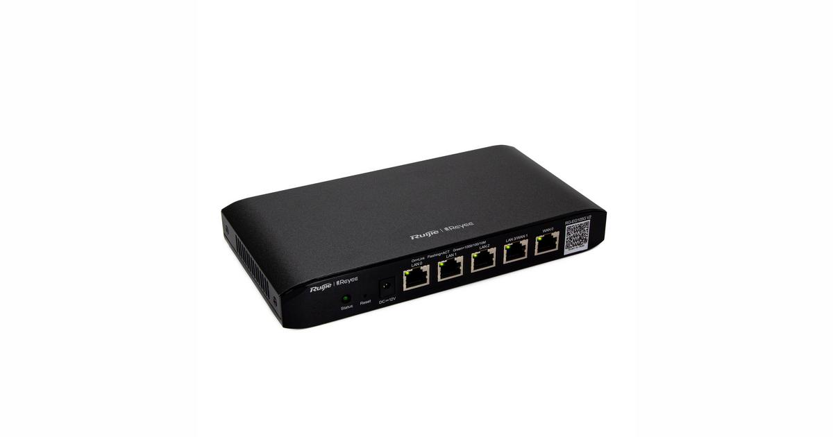 Ruijie Kommutaatorid Reyee 5-Port Cloud Managed Router RG-EG105G-V2 ...
