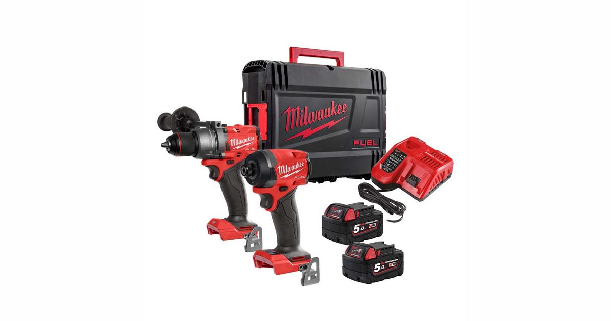 Milwaukee Tööriistakomplekt M18 FPP2A3-502X 18V (2x5,0Ah, M18 FPD3, M18 ...