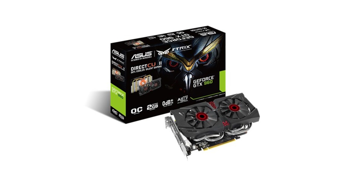 Asus Strix GTX 960 2GB OC Direct CU II | Hinnavaatlus - Tehnikakaupade ...