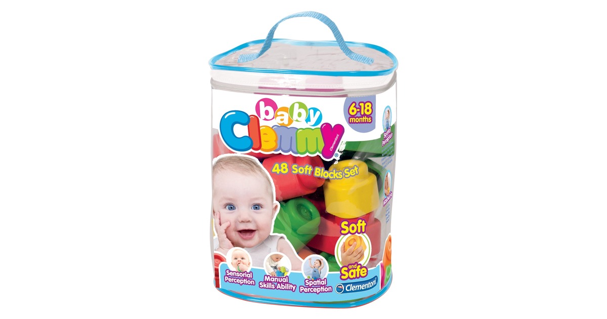 Clementoni Baby Clemmy 48 Soft Blocks Set 17134 | Hinnavaatlus ...