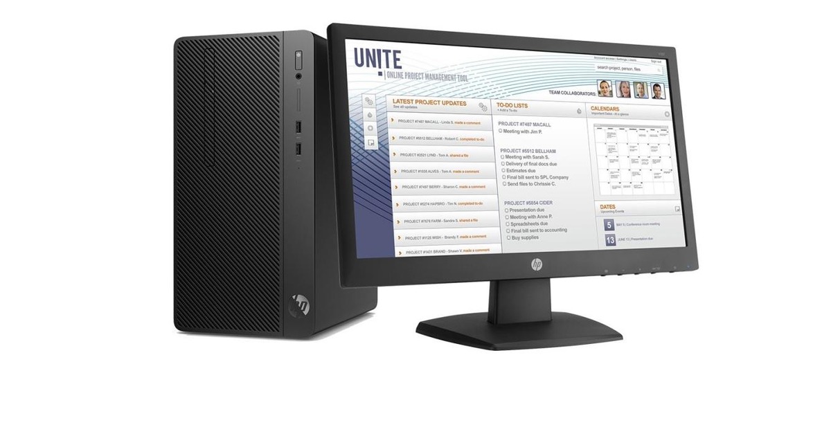 HP Monoblock PC|HP|285|Business|MicroTower|CPU Ryzen 3|2200G|3500 MHz ...