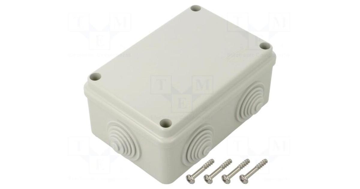 SCAME Enclosure: junction box | X: 88mm | Y: 128mm | Z: 58mm | wall ...