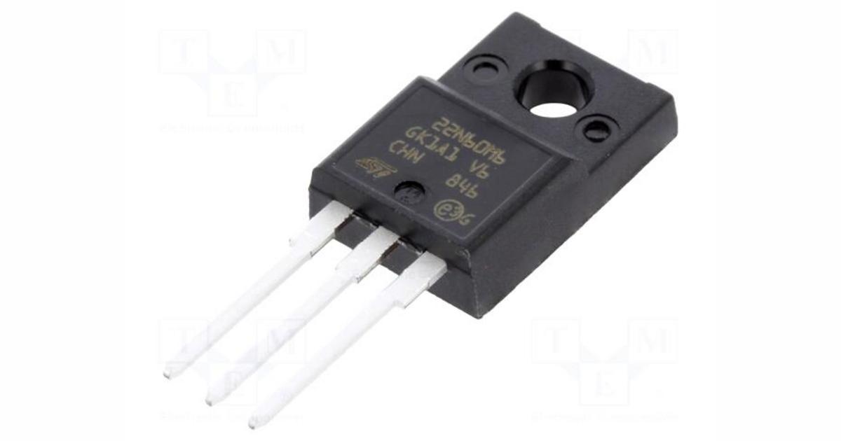 STMicroelectronics Transistor: N-MOSFET | MDmesh™ M6 | unipolar | 600V | 9.5A | Idm: 42A ...