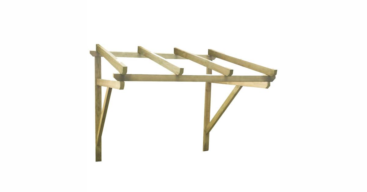vidaXL ukse varikatus 150 x 150 x 160 cm, männipuit | Hinnavaatlus ...