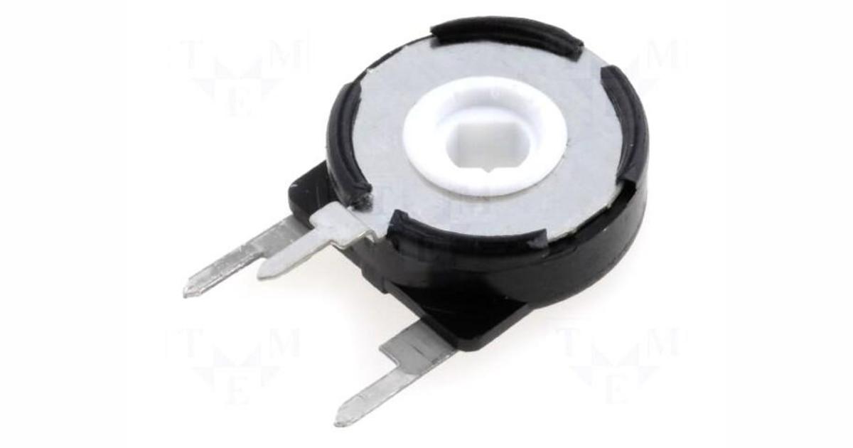 Piher Potentiometer: mounting | single turn,vertical | 10kΩ | 250mW | ± ...