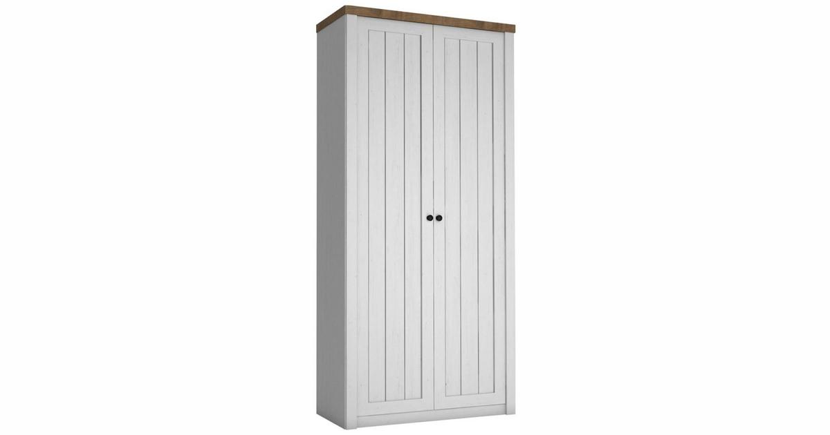 Gala Meble Riidekapp Provence S2D, valge/mänd, 53 cm x 90 cm x 198 cm ...