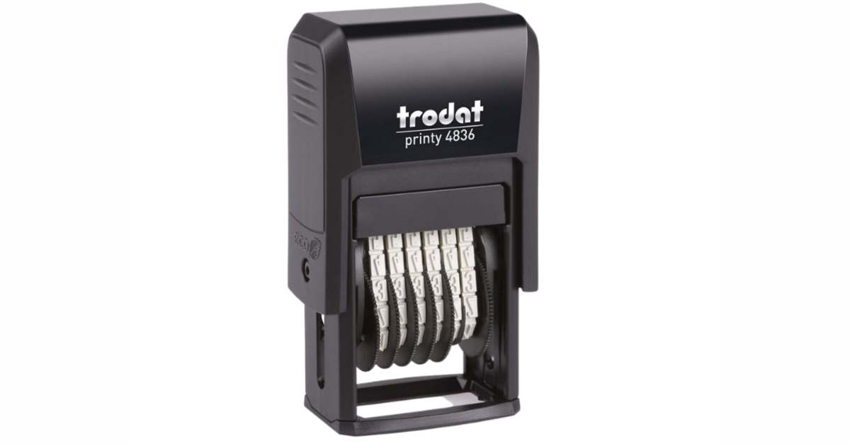 Tempel numeraator 6-kohaline TRODAT 4836 | Hinnavaatlus - hinnavõrdlus ...