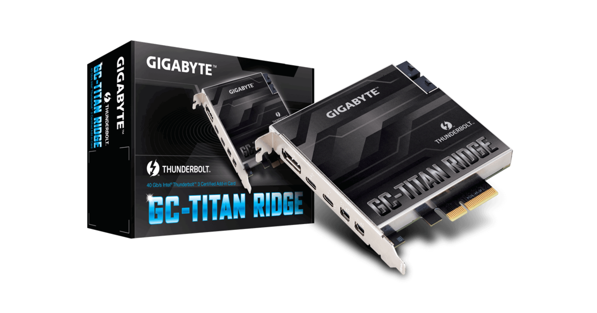 Gigabyte GC-TITAN RIDGE | Hinnavaatlus - hinnavõrdlus- ja IT- teemaline ...