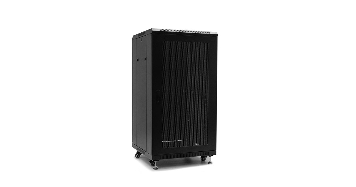 Netrack standing server cabinet 22U/600x600mm (perforated door) -must ...