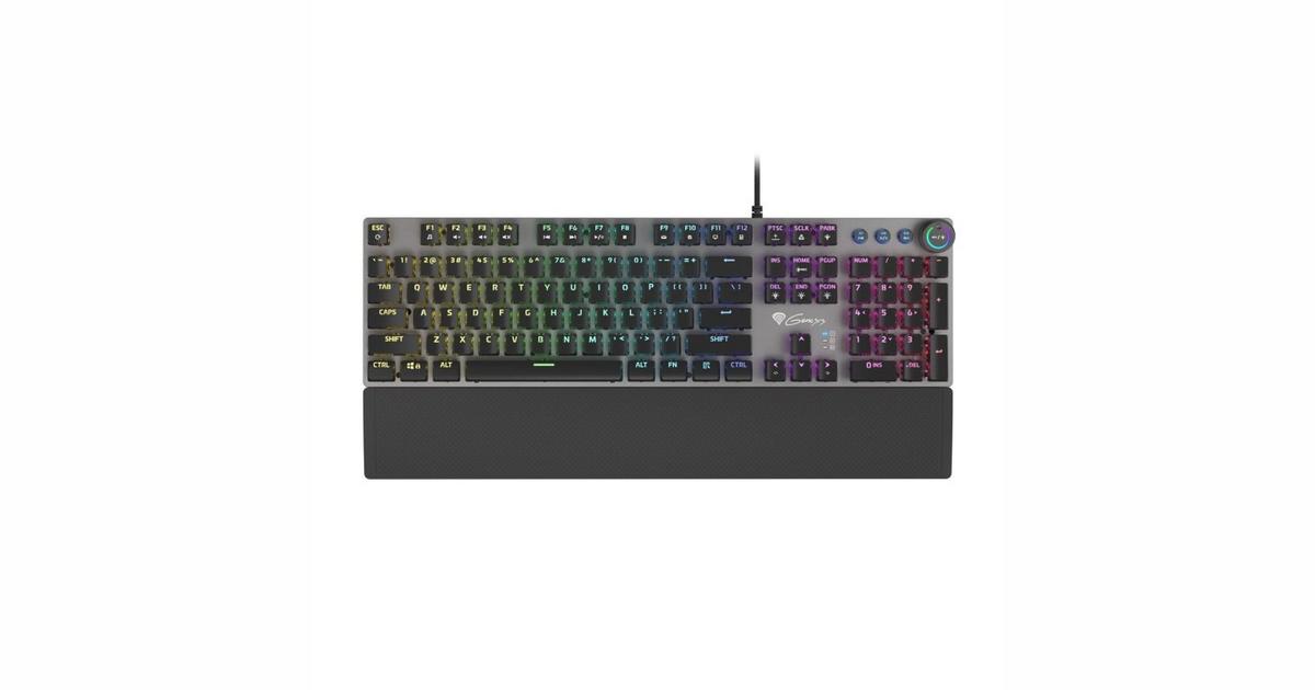 Genesis THOR 400 RGB Gaming Keyboard, US Layout, Wired, Black/Slate ...