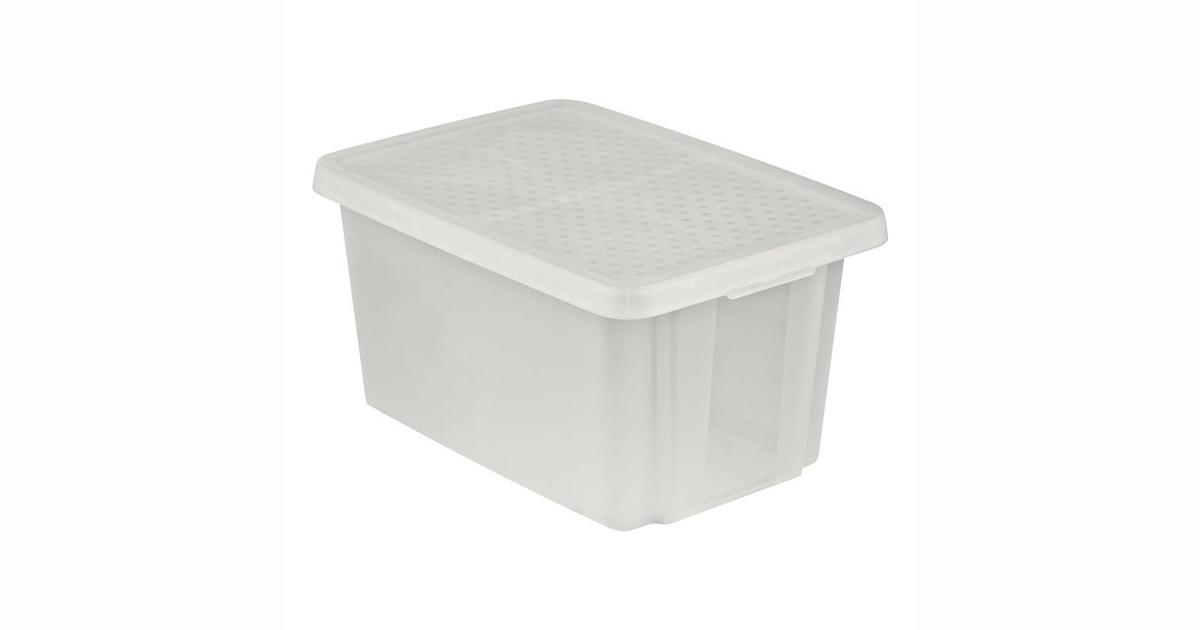 Curver Hoiukast Essentials, 45 l, läbipaistev/valge, 40 x 570 x 30 cm ...