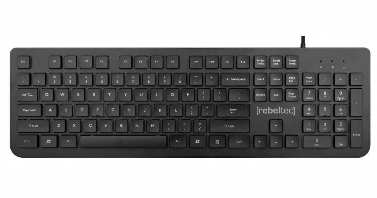 Rebeltec Spiro Full Size Wired Computer Keyboard | Hinnavaatlus ...