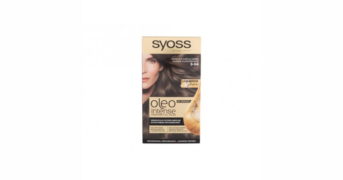 Syoss Oleo Intense Permanent Oil Color (50ml) (5-54 Ash Light Brown ...