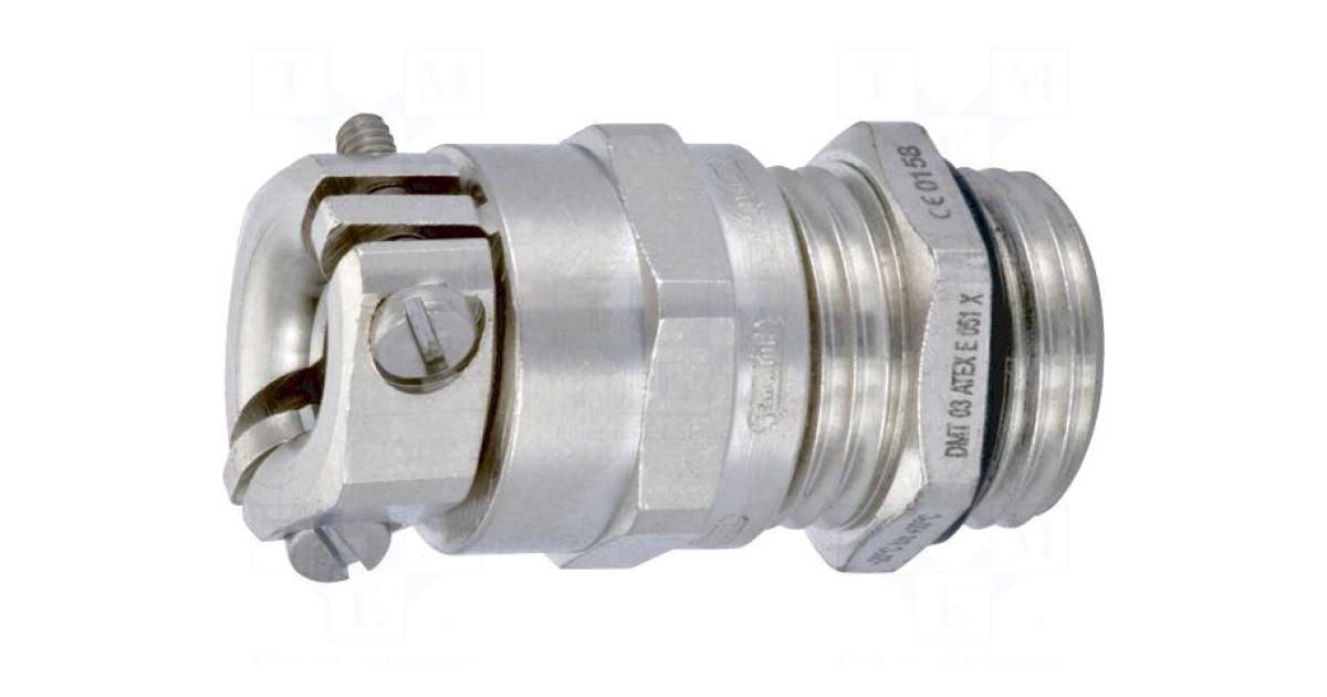 HUMMEL Cable gland | with earthing | M16 | 1.5 | IP68 | brass | HSK-MZ ...