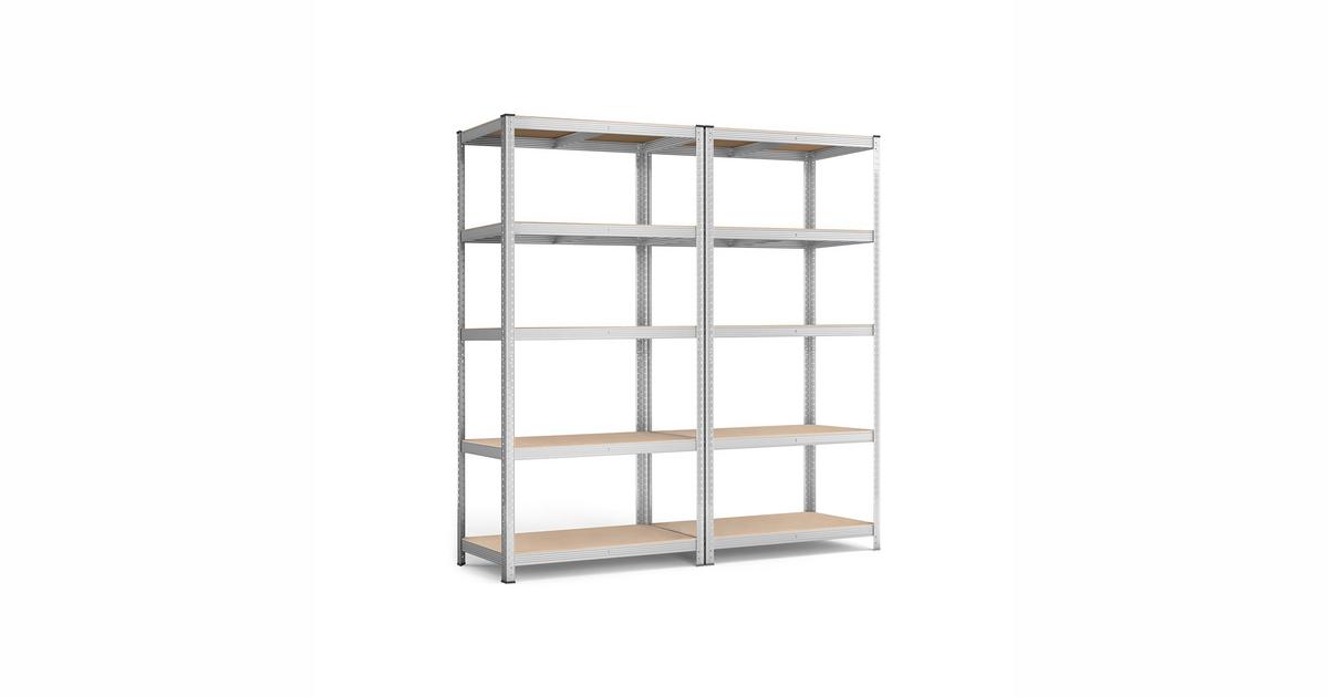 Songmics Laoriiulid 2tk 200 x 100 x 50 cm hõbedane | Hinnavaatlus ...