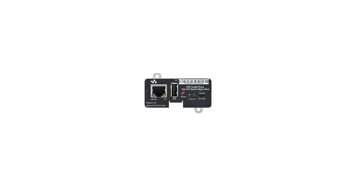 HP HPE - USV - 1-phase - RS-232, USB, Ethernet 10/100/1000 ...
