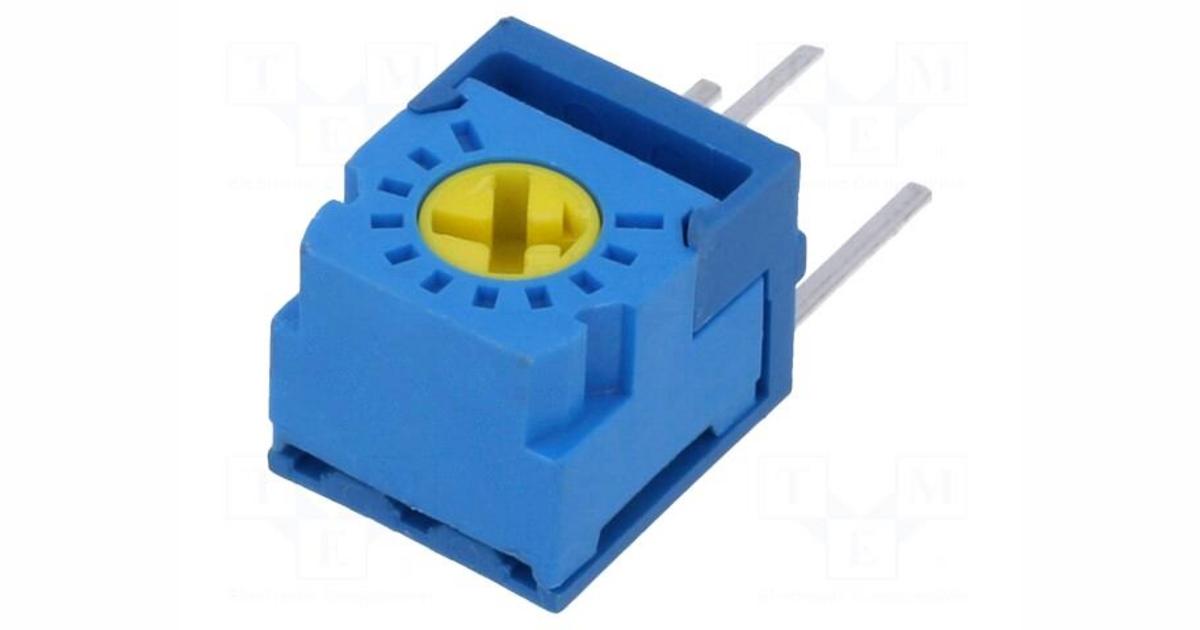 TOCOS Potentiometer: mounting | single turn | 5kΩ | 500mW | ±10% ...