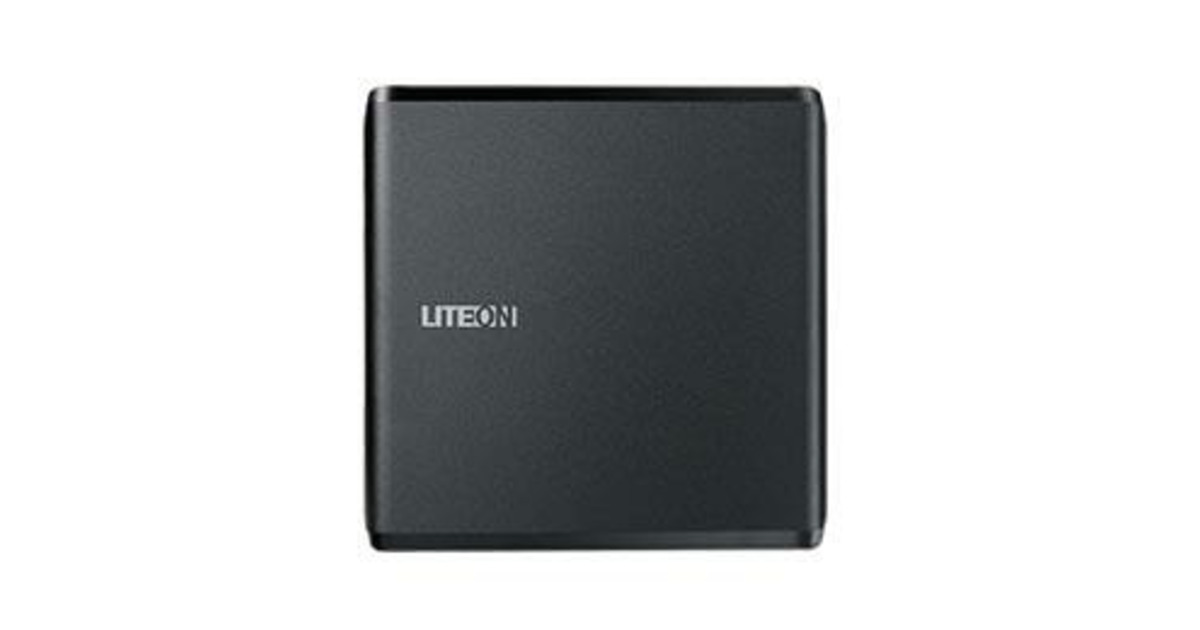 LiteOn External DRW ES1, USB, 24x, Ultra-Slim 13.5mm, ultra-light ...