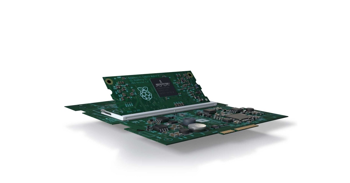 NEC Raspberry Pi 3 Computer Module ARM Cortex A53, 16GB eMMC, Raspbian ...