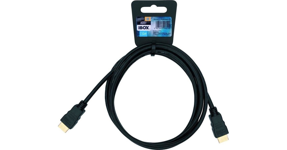iBOX I-BOX HDMI CABLE FullHD 1.5m v1.4 13C+1 (ITVFHD0115 ...