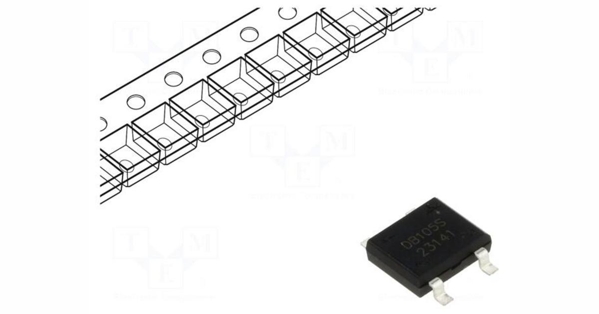 SMC DIODE SOLUTIONS Bridge rectifier: single-phase | Urmax: 600V | If ...