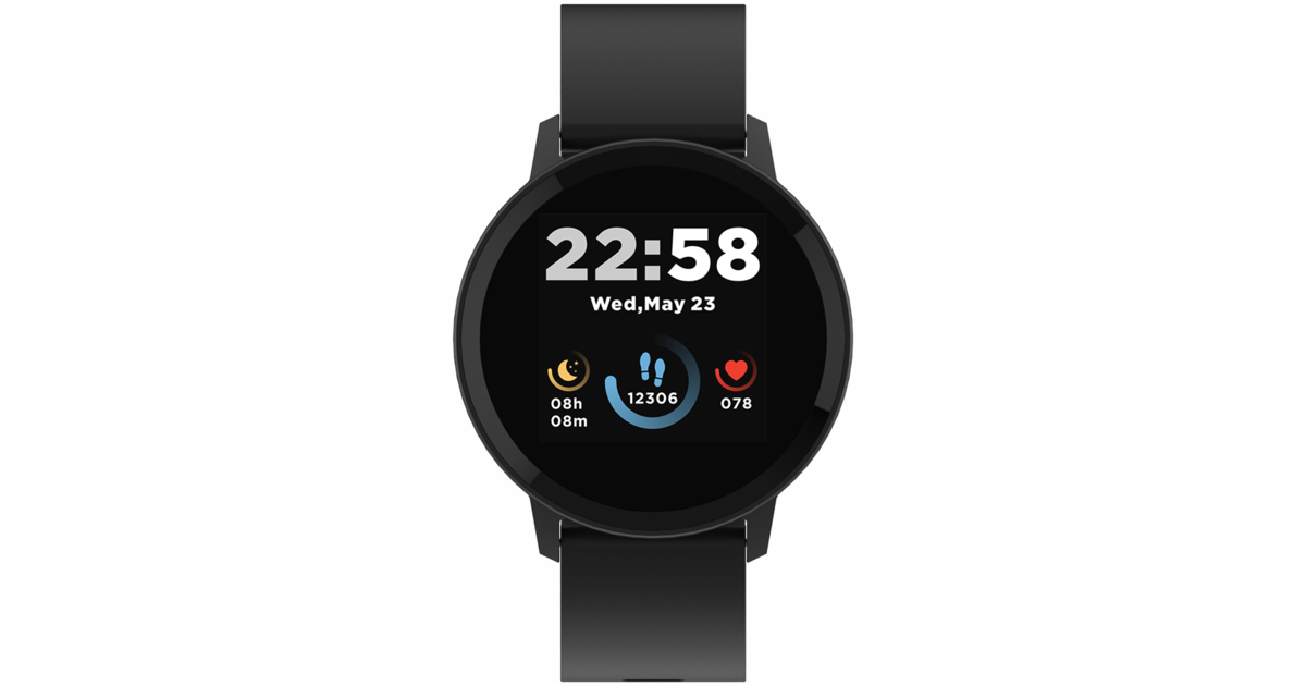 Canyon Smart watch, 1.3inches IPS full touch screen, Round watch, IP68 ...