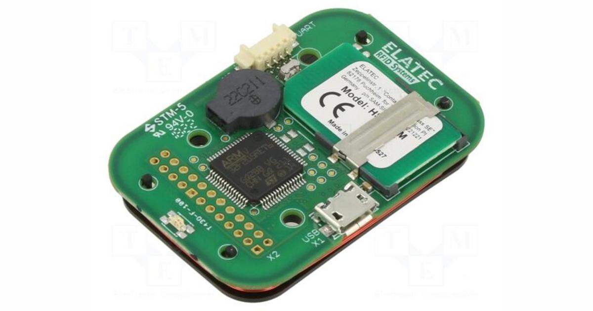 Elatec RFID reader | 4.3÷5.5V | antenna | Range: 76mm | 50x35x7mm ...