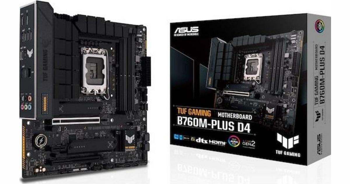 Asus Socket 1700 TUF Gaming B760M-Plus D4 | Hinnavaatlus ...