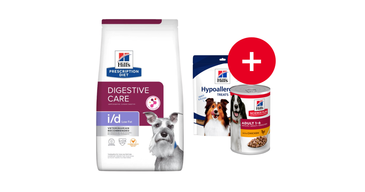 Hill's Prescription Diet Digestive Care i/d ActivBiome Canine Low Fat ...