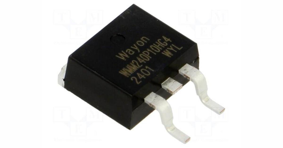 WAYON Transistor: P-MOSFET | unipolar | -100V | -38A | Idm: -240A | 192 ...