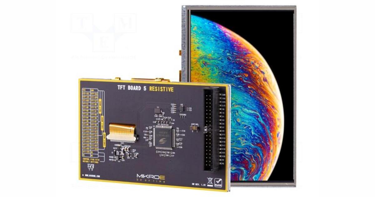 MIKROE Dev.kit: with display | TFT,with touch panel | 5" | 800x480 | Hinnavaatlus - hinnavõrdlus ...