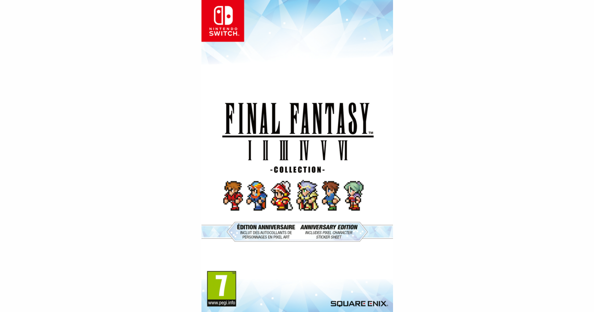 Square Enix Switch Final Fantasy I-VI Collection - Anniversary Edition ...