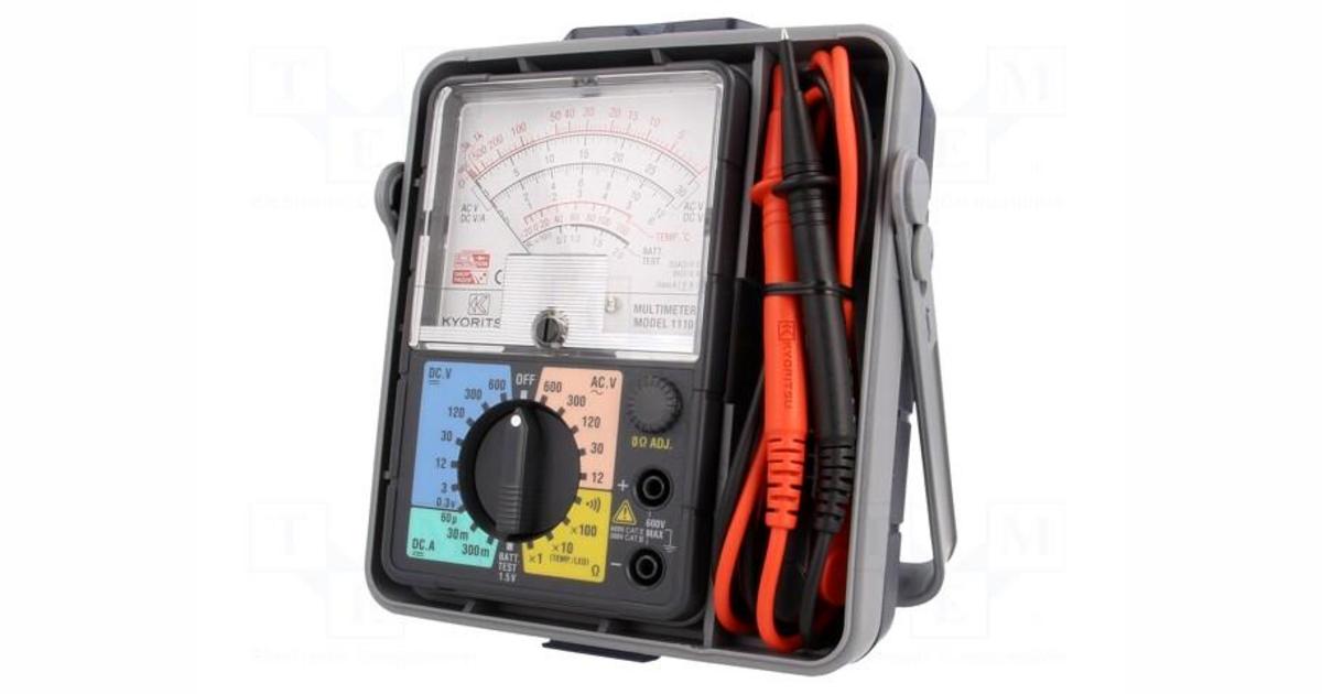 Kyoritsu Analogue multimeter | Features: battery test | I DC: 60u/30m ...